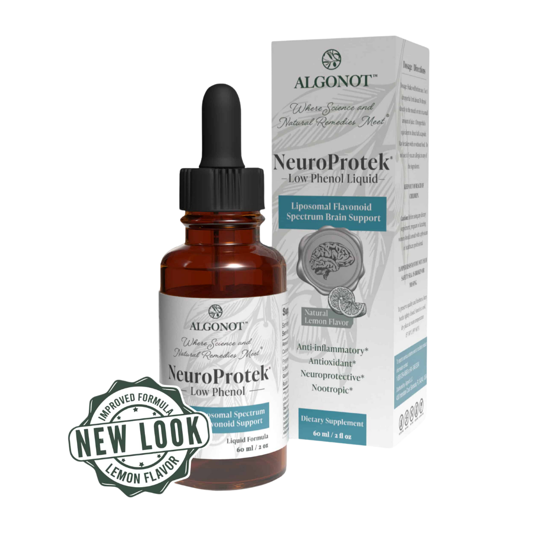 Neuroprotek LP Liquid (Low Phenol Version) 60ml - Algonot - OBIOTIQUE ...