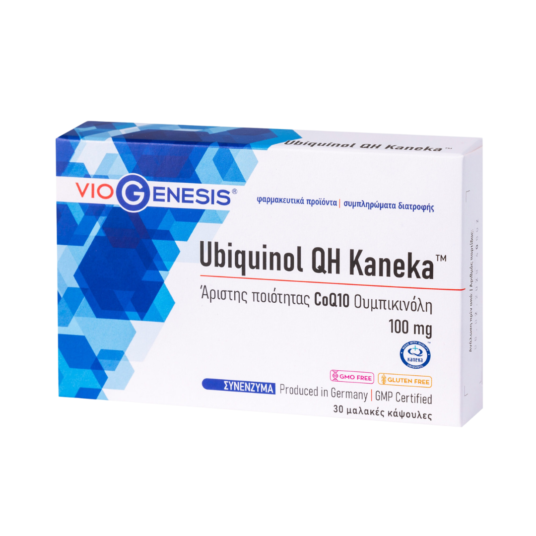 VioGenesis Ubiquinol QH Kaneka 100 mg 30 softgels - OBIOTIQUE – O-BIOTIQUE